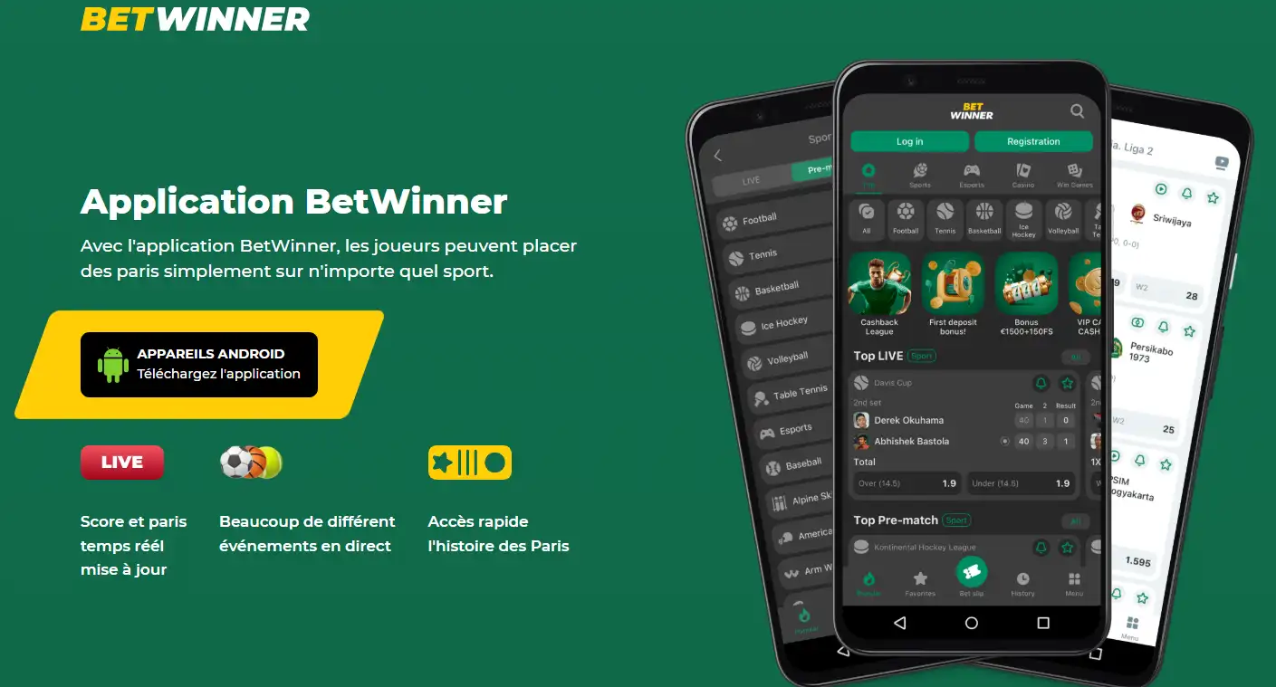 Betwinner RDC : Paris sportifs, casino et Mobile Money